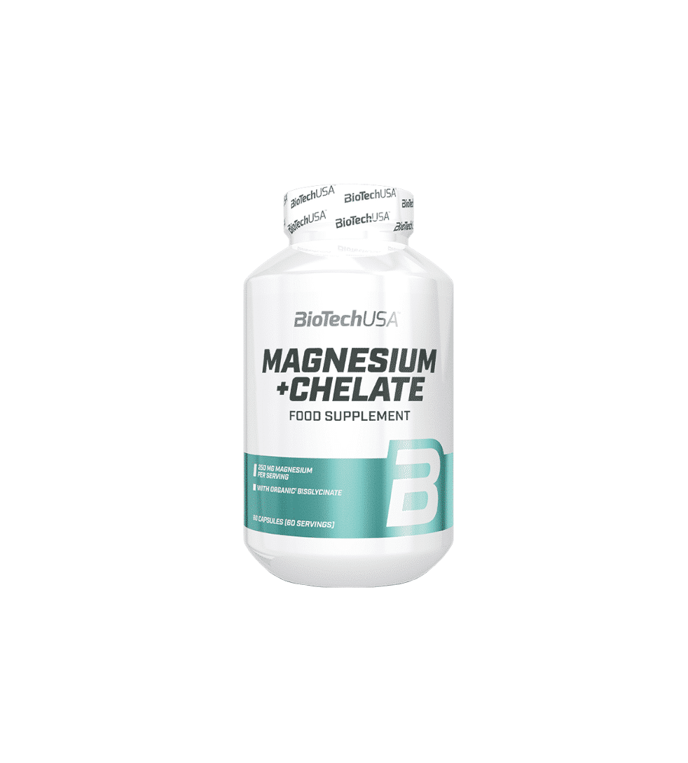 MAGNESIUM+CHELATE BiotechUSA - 6 Pack Supplements